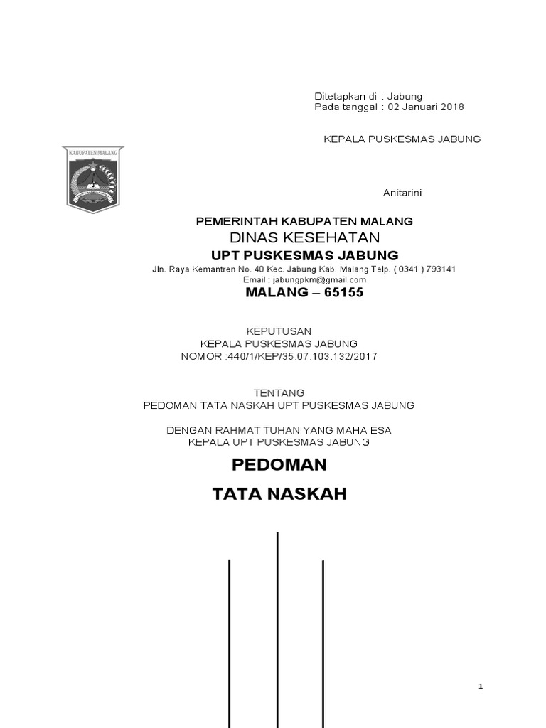Pedoman Tata Naskah Fix | PDF