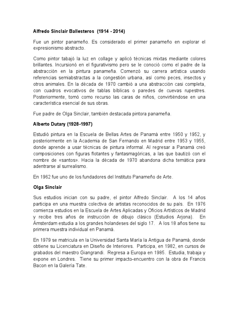 Alfredo Sinclair Ballesteros | PDF