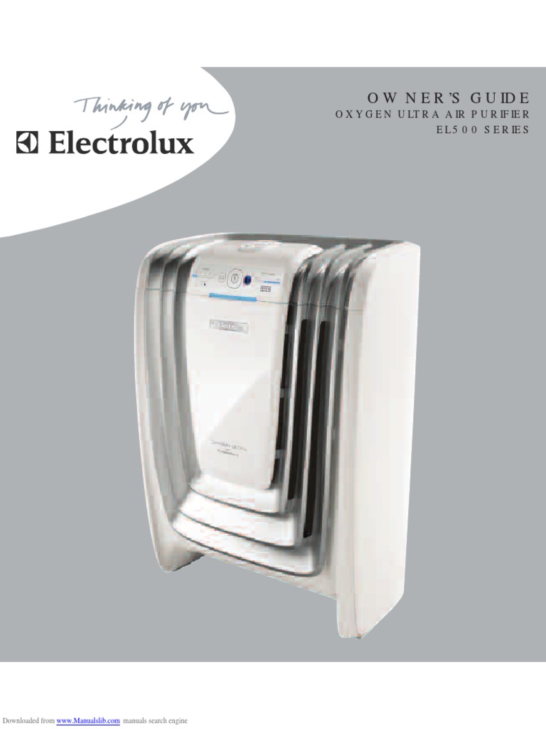 Electrolux EL500 Series UsMan (En) | PDF | Manufactured Goods | Equipment