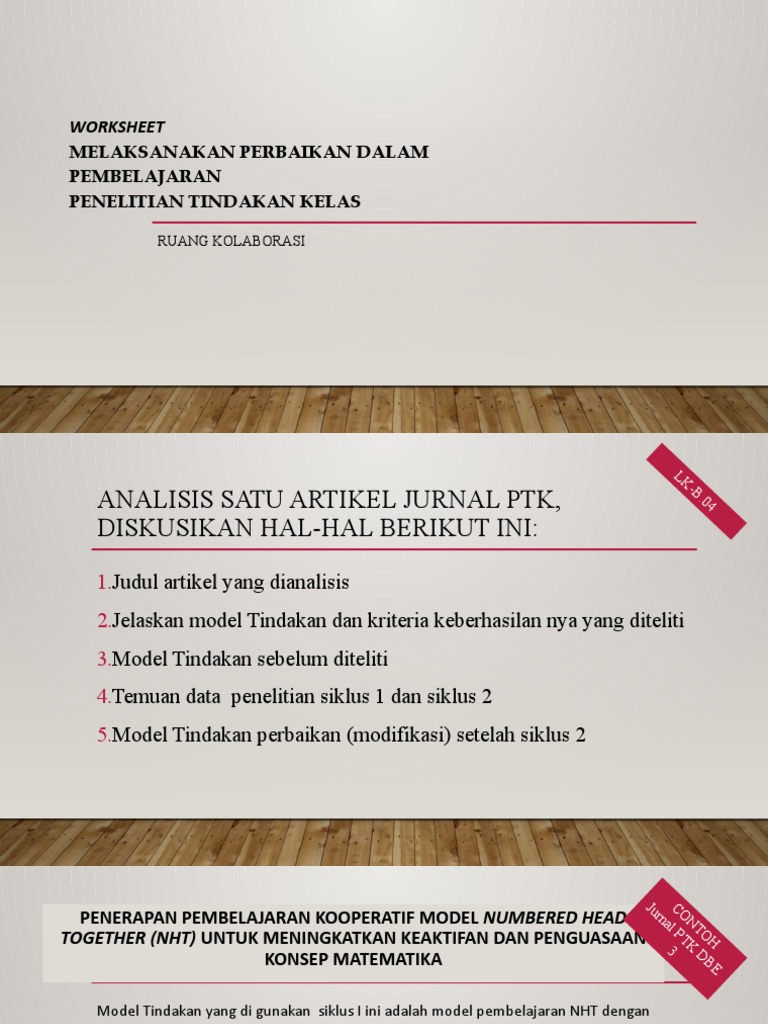 Contoh Kasus Worksheet | PDF