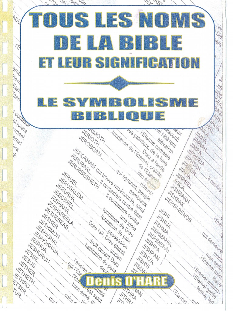 046 - Tous Les Noms de La Bible | PDF