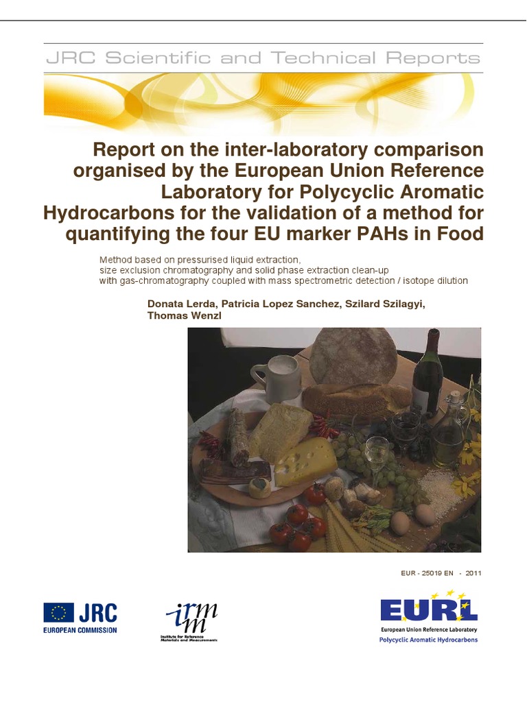 EU PAH Method Validation Report | PDF | Polycyclic Aromatic Hydrocarbon ...