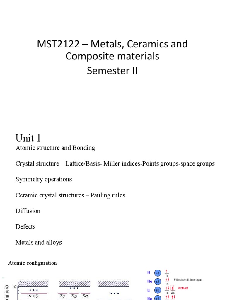 Atomic Structure & Bonding Basics | PDF | Chemical Bond | Ionic Bonding