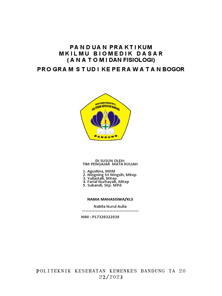 Panduan Praktikum Anfis (Ibd) 2022 Nabila | PDF