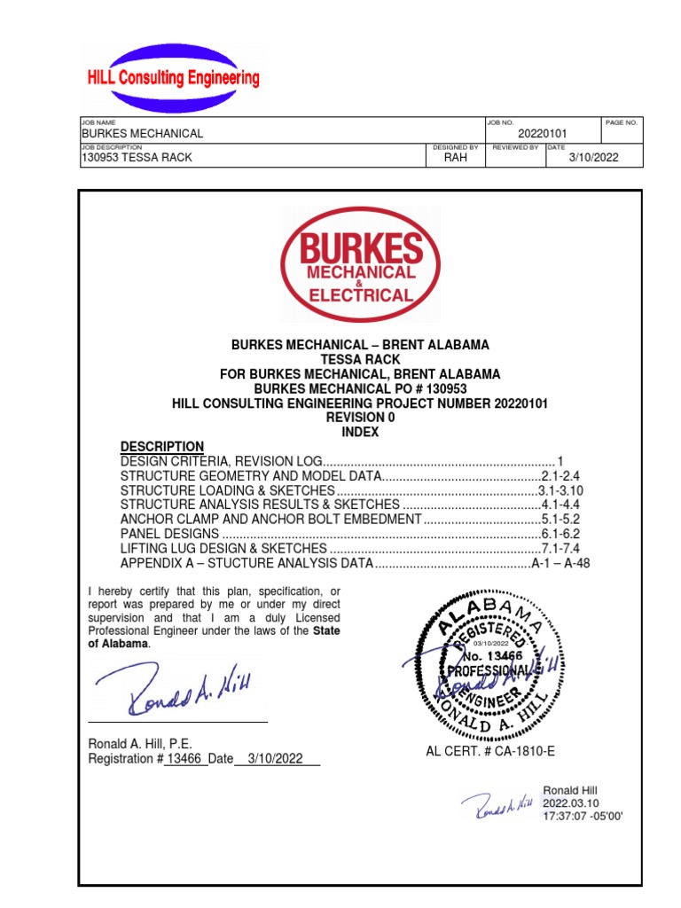 Tessa Rack Structural Design Report | PDF | Windward And Leeward | Screw