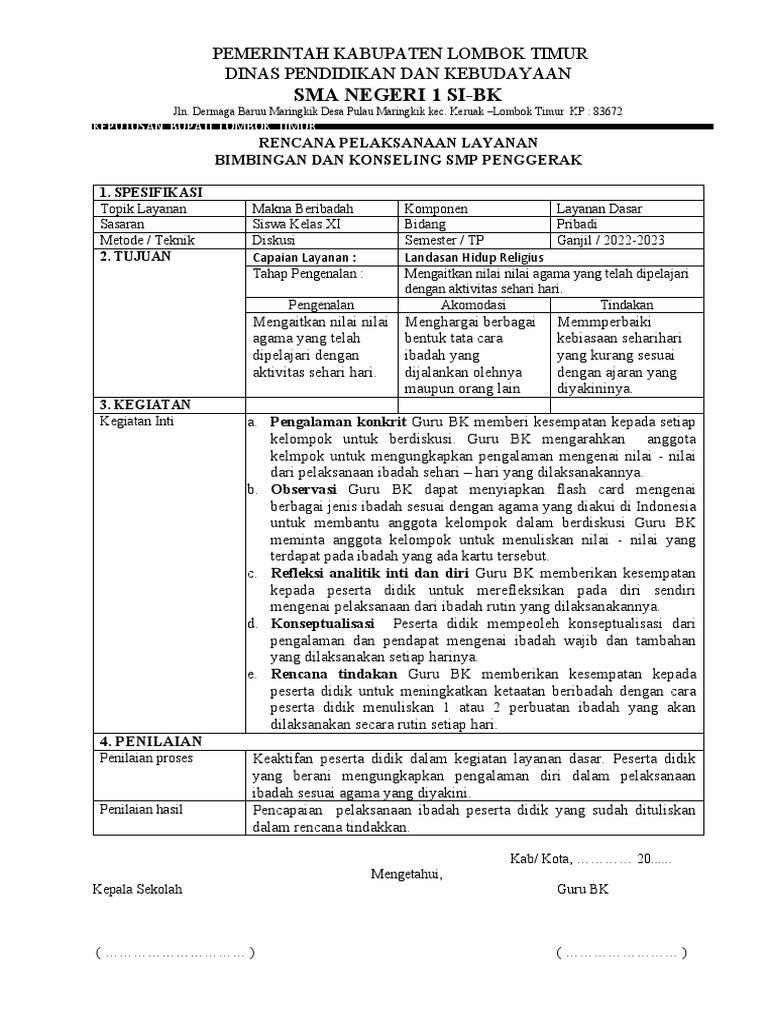 RPL Guru BK Penggerak | PDF | Karier & Perkembangan