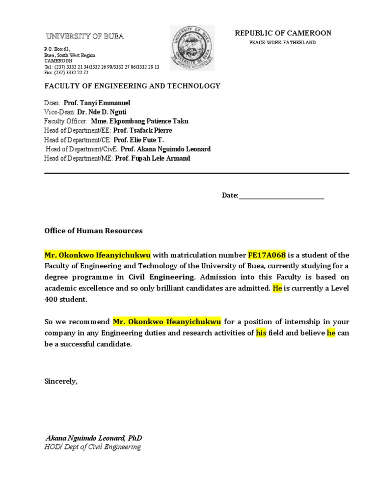 Internship Recommendation for Civil Engineer | PDF