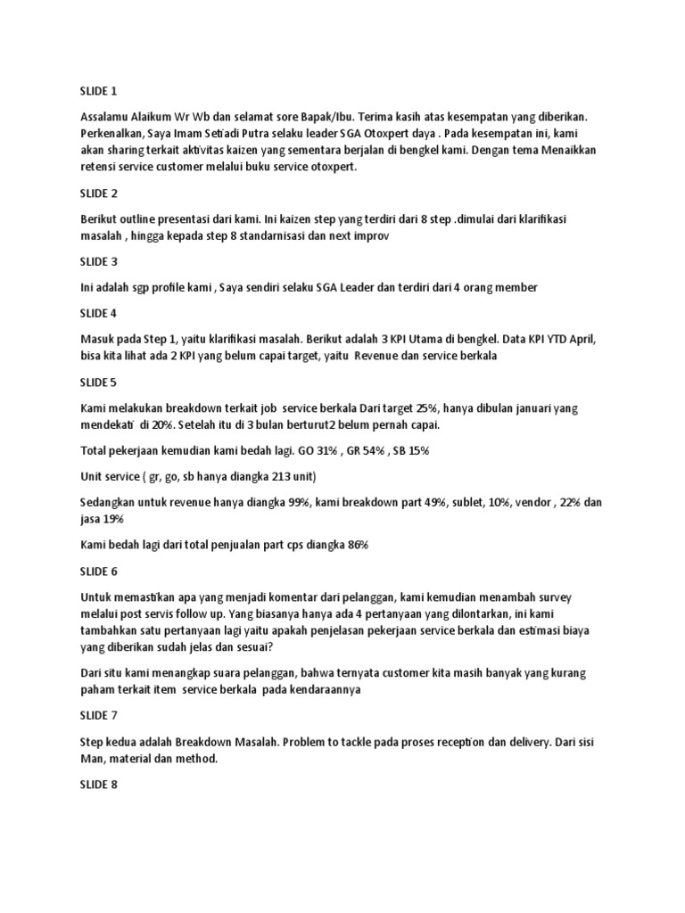 PENJELASAN SLIDE SGP | PDF