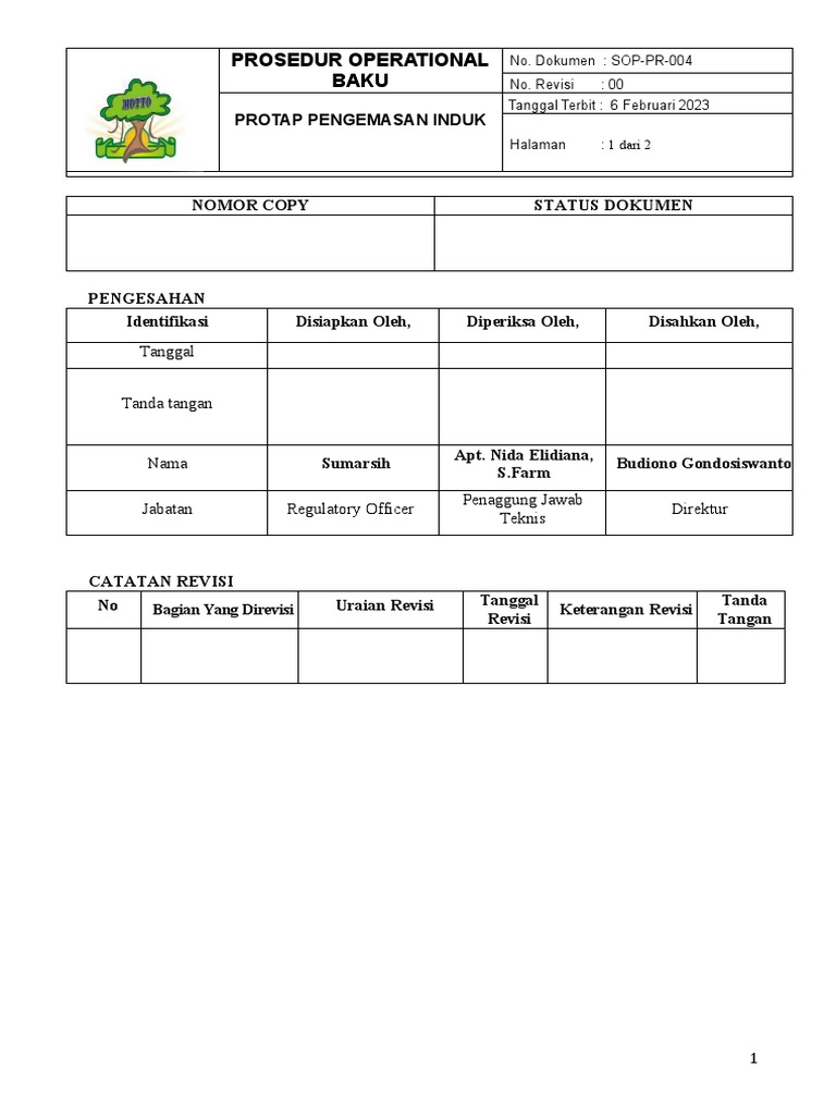 Protap Pengemasan Bets | PDF