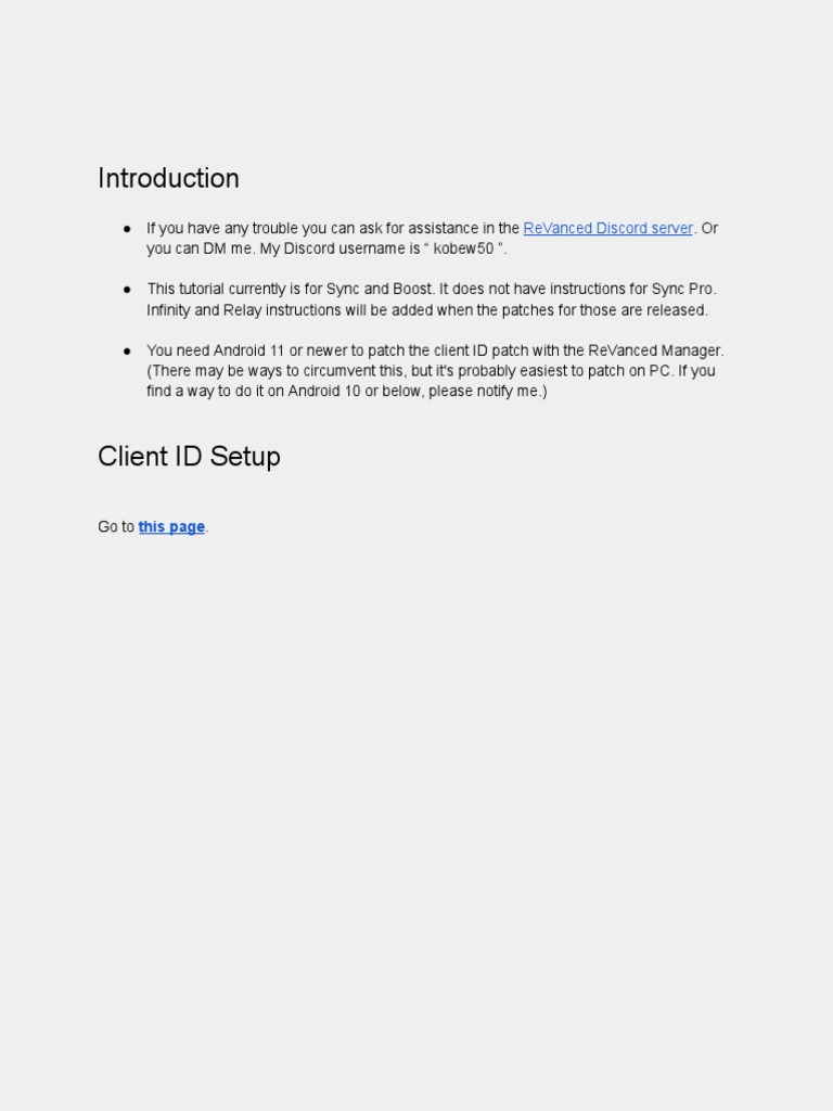 Simplified Client ID Patch Guide 2737t8 | PDF | Computer File | Android (Operating System)