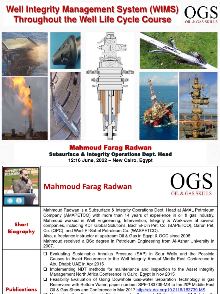 Well Integrity Management Overview | PDF | Casing (Borehole) | Leak