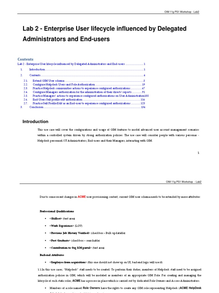 Lab 02 Fga For User and Role MGMT | PDF | User (Computing) | Login