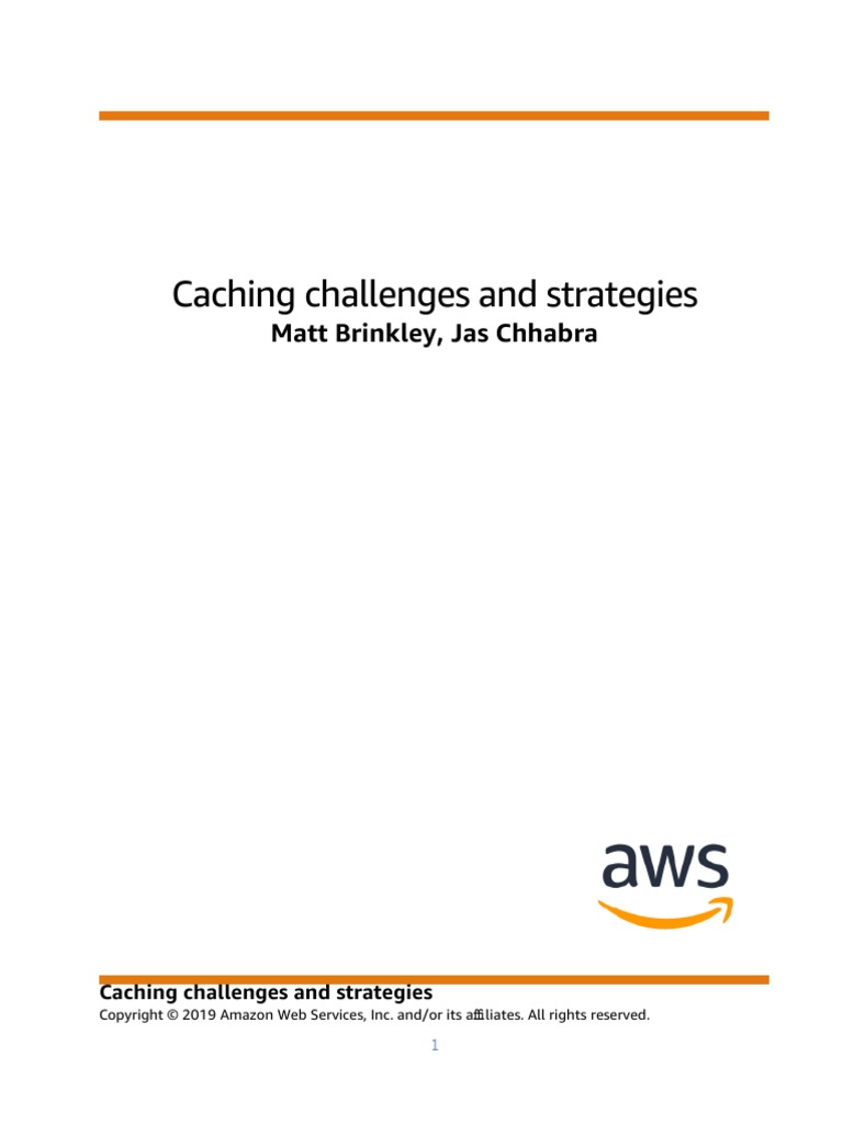 Caching Challenges and Strategies | PDF | Cache (Computing) | Computing
