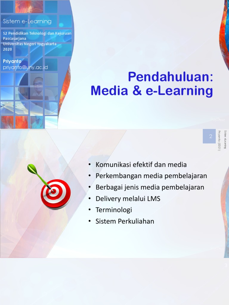 01 Handout Media Dan Elearning | PDF