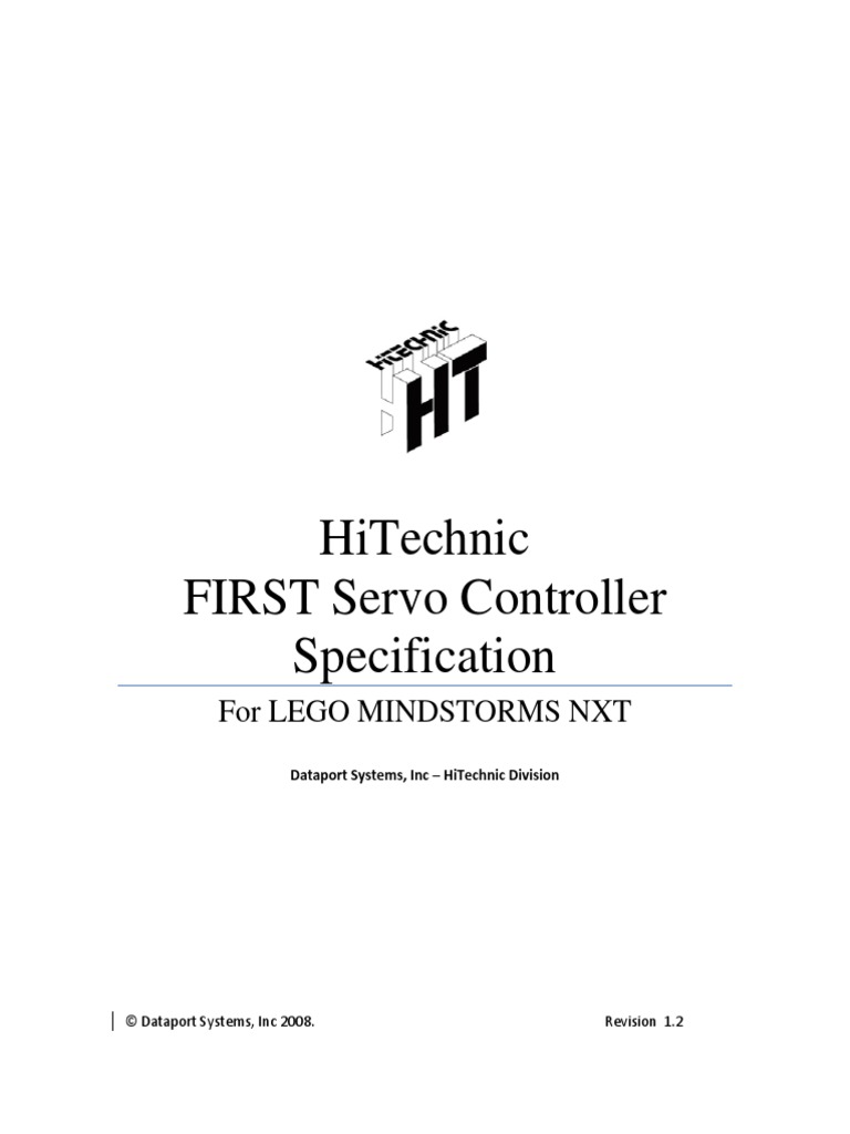 HiTechnic FIRST Servo Controller Specs | PDF | Servomechanism ...