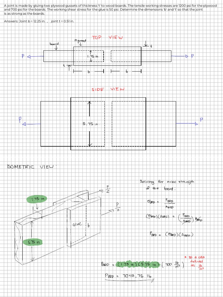Illustrative Problem 2 Shear Stress | PDF