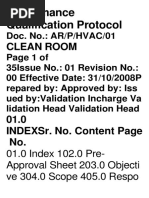 HVAC System Qualification Protocol (Validation) - Pharmaceutical Guidelines | PDF | Calibration ...