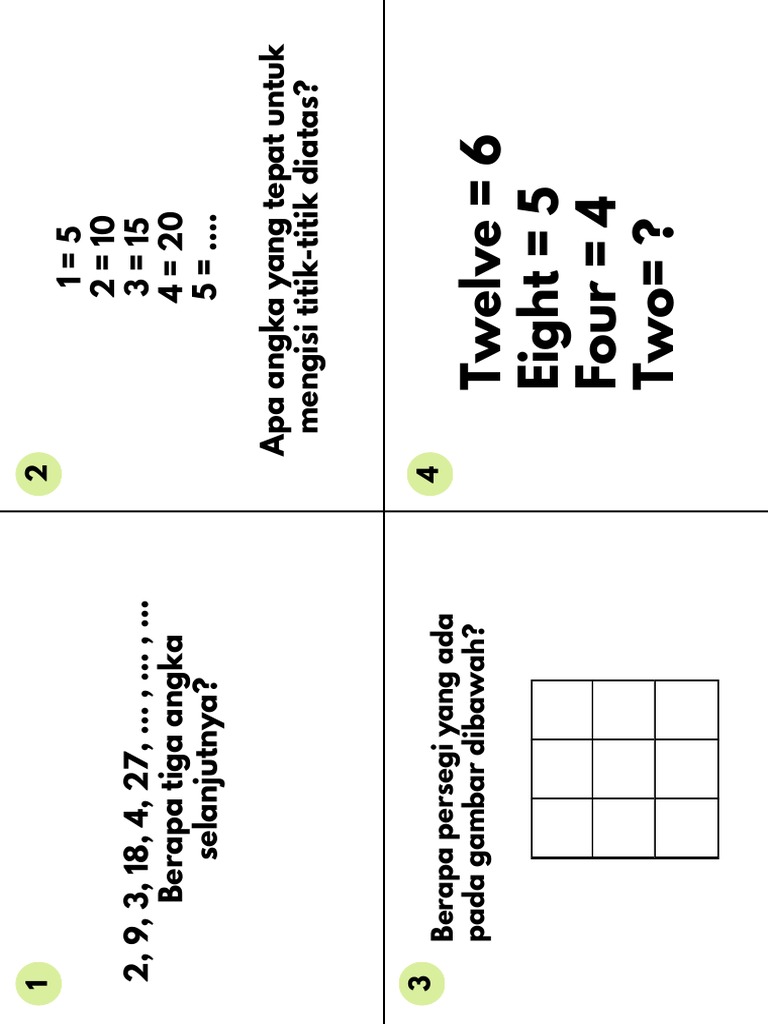 Math Quiz Questions | PDF