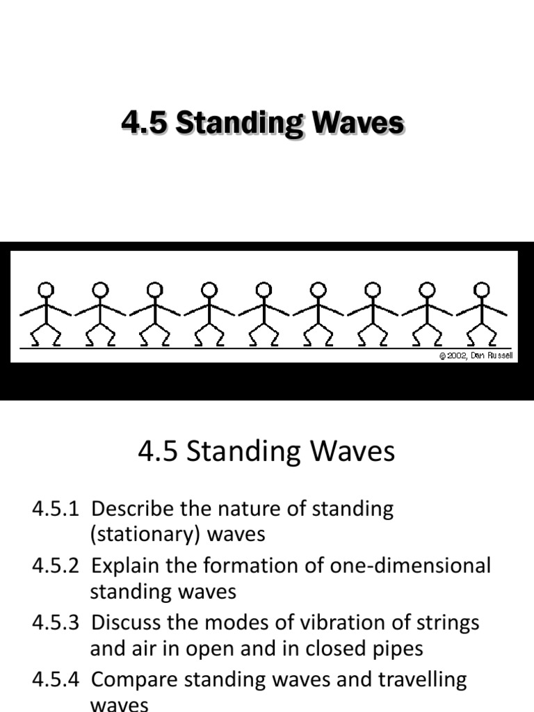 4.5 Standing Waves | PDF | Harmonic | Waves