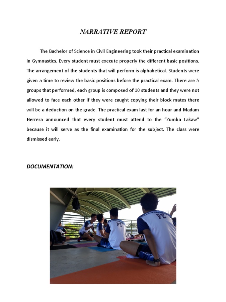 Narrative Report | PDF