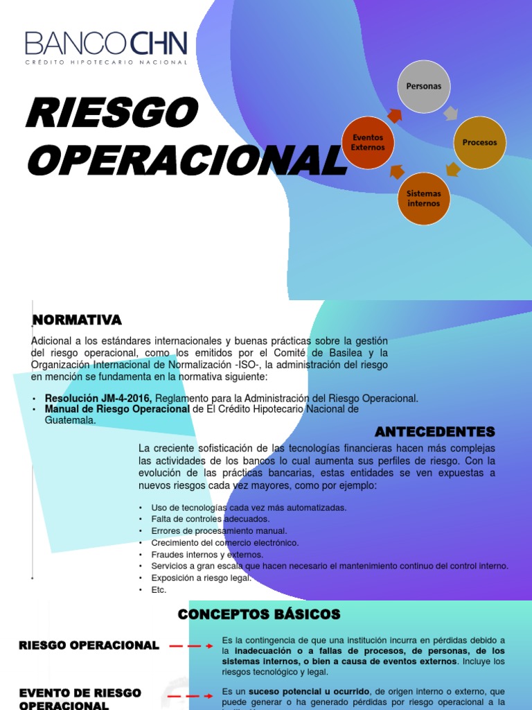 Riesgo Operacional | PDF | Riesgo | Bancos