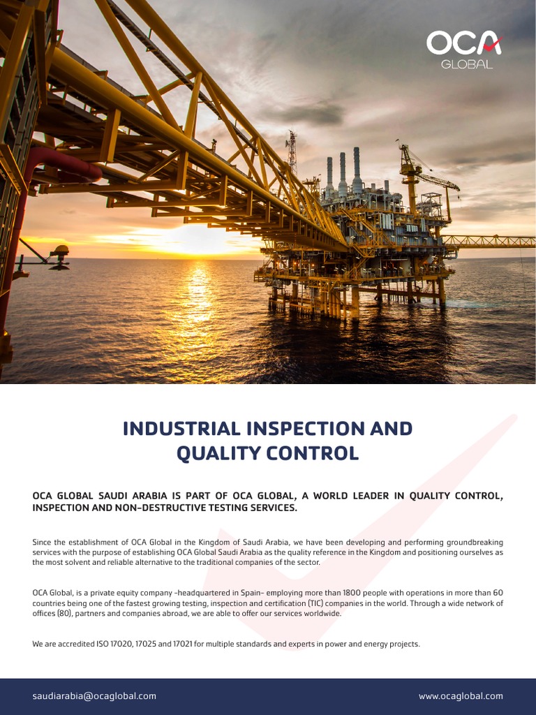 Oca Global Saudi Arabia | PDF | Nondestructive Testing | Business