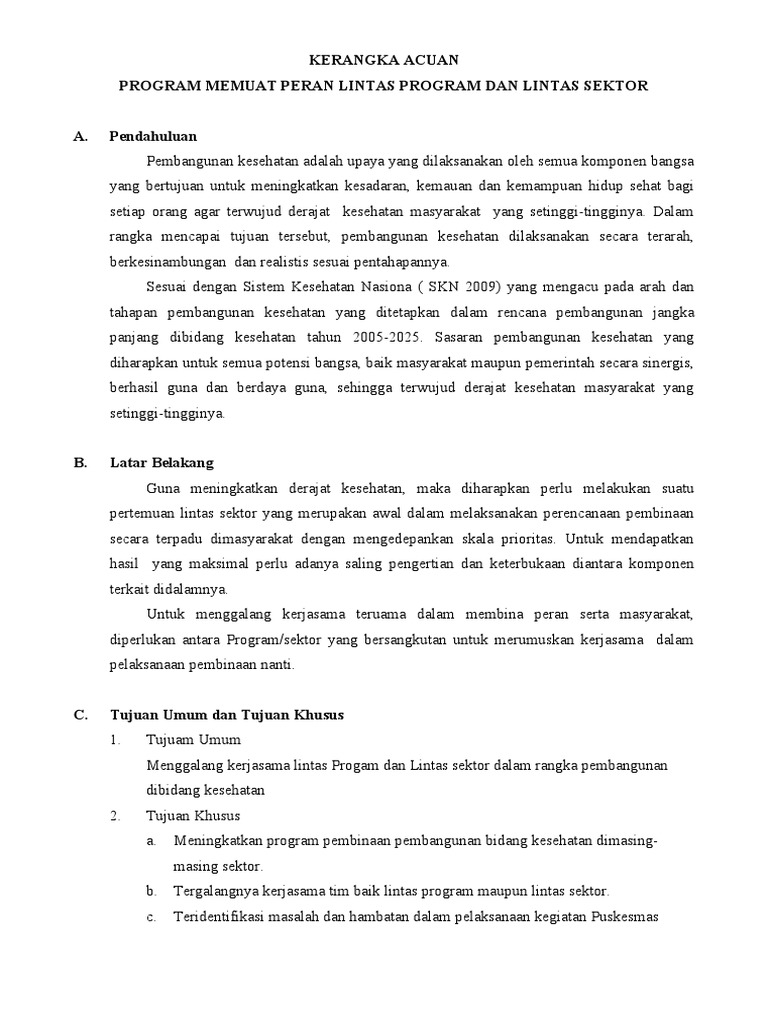 5.4.1.4. Kerangka-Peran-Lintas-Program-Dan-Lintas-Sektor | PDF | Bisnis ... 5.4.1.4. Kerangka-Peran-Lintas-Program-Dan-Lintas-Sektor | PDF | Bisnis ...