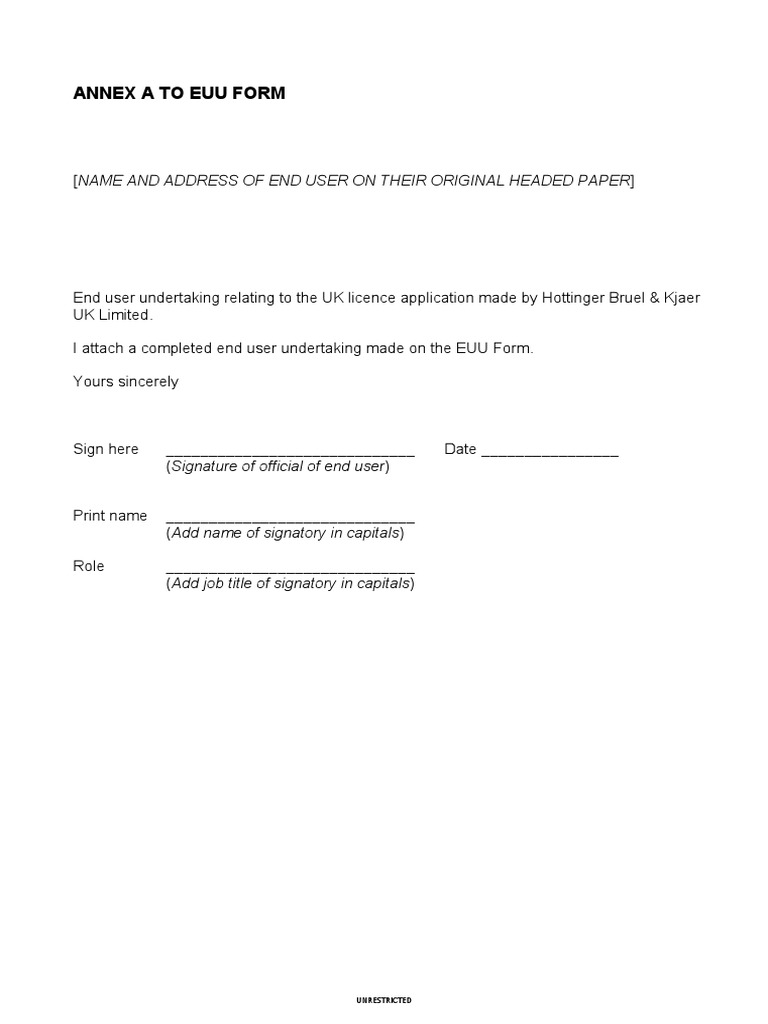 Lates Annex A Covering Letter | PDF