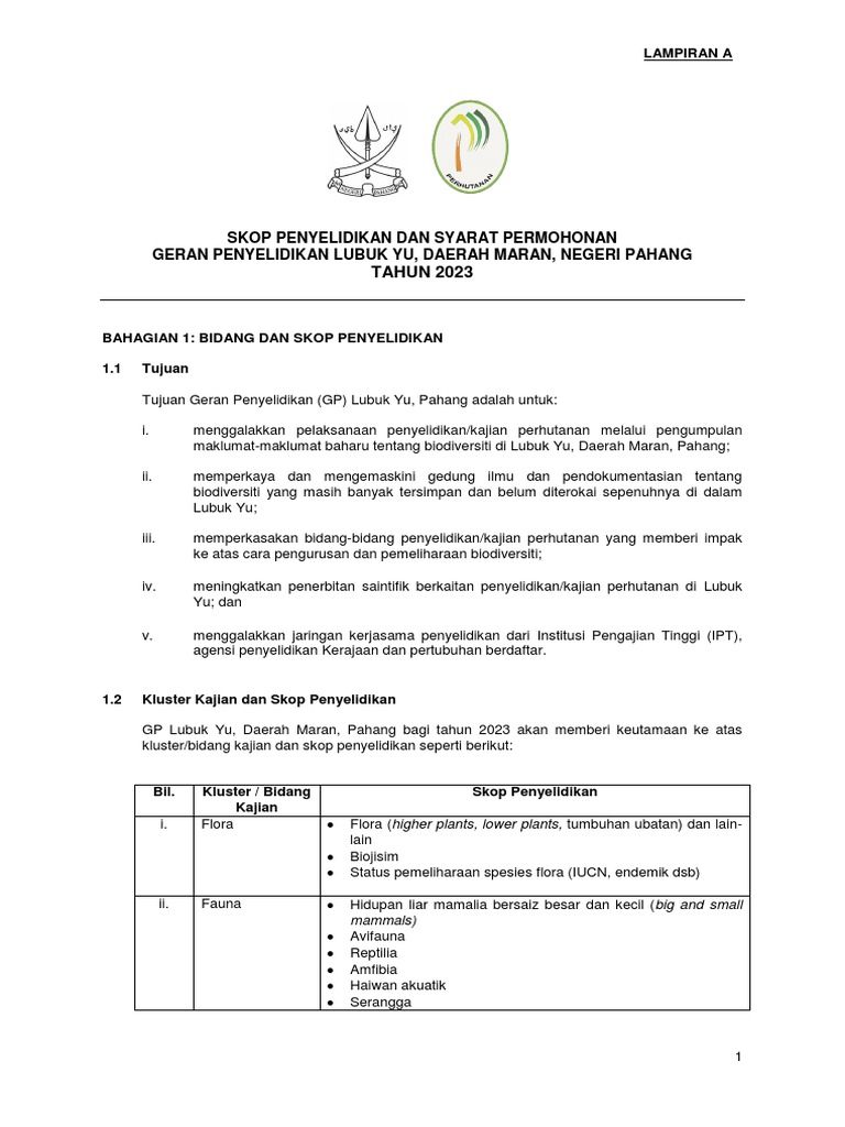 Geran Penyelidikan Lubuk Yu 2023 | PDF | Kesehatan Holistik