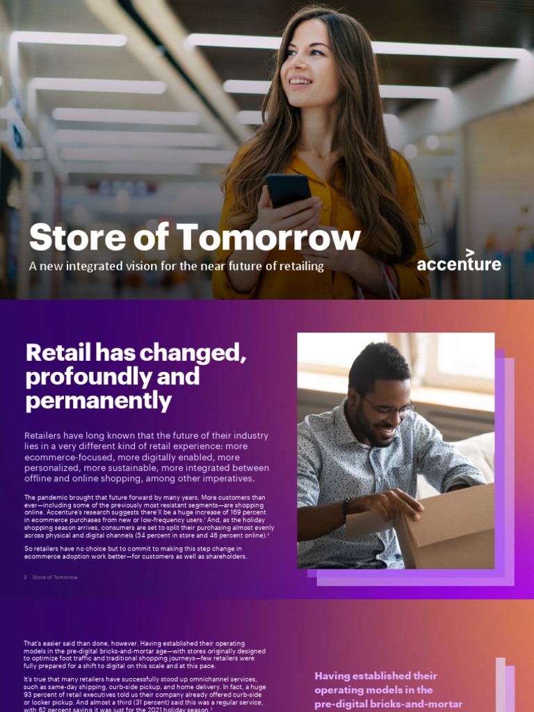 Accenture Store Tomorrow Pov | PDF | Retail | E Commerce