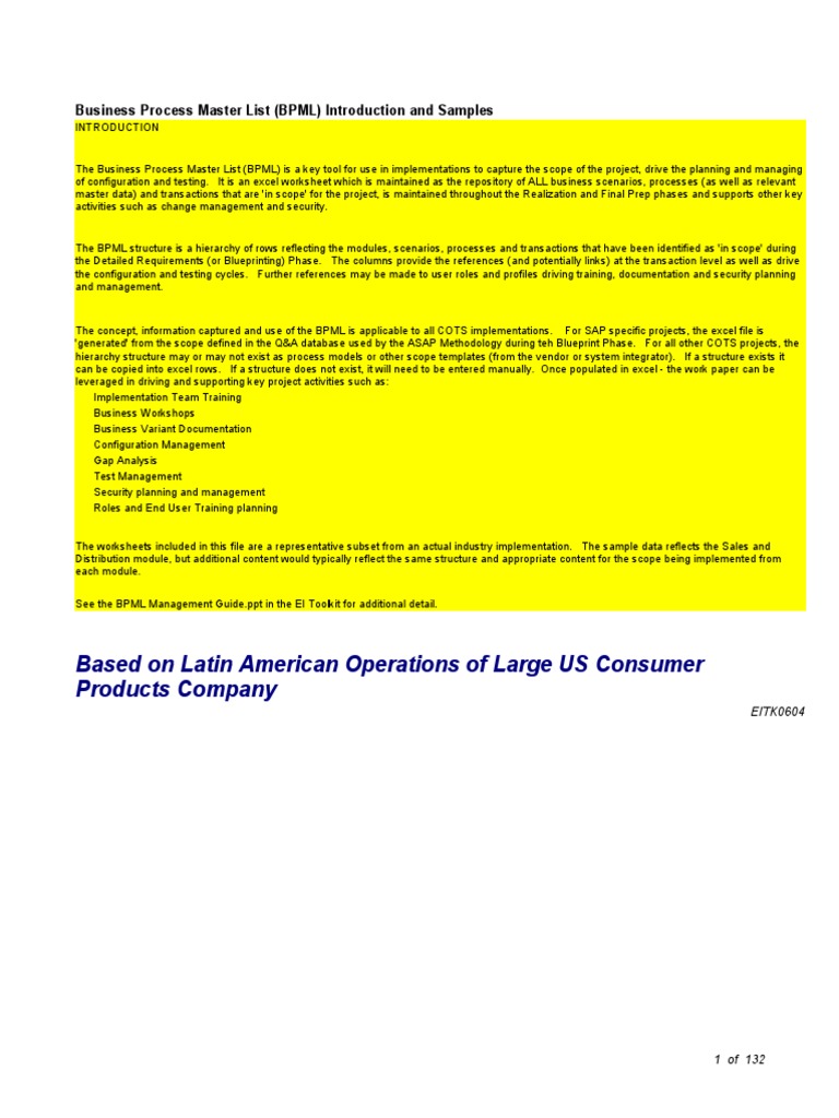 Document Tips BPML Master List All | PDF | Microsoft Excel | Cargo