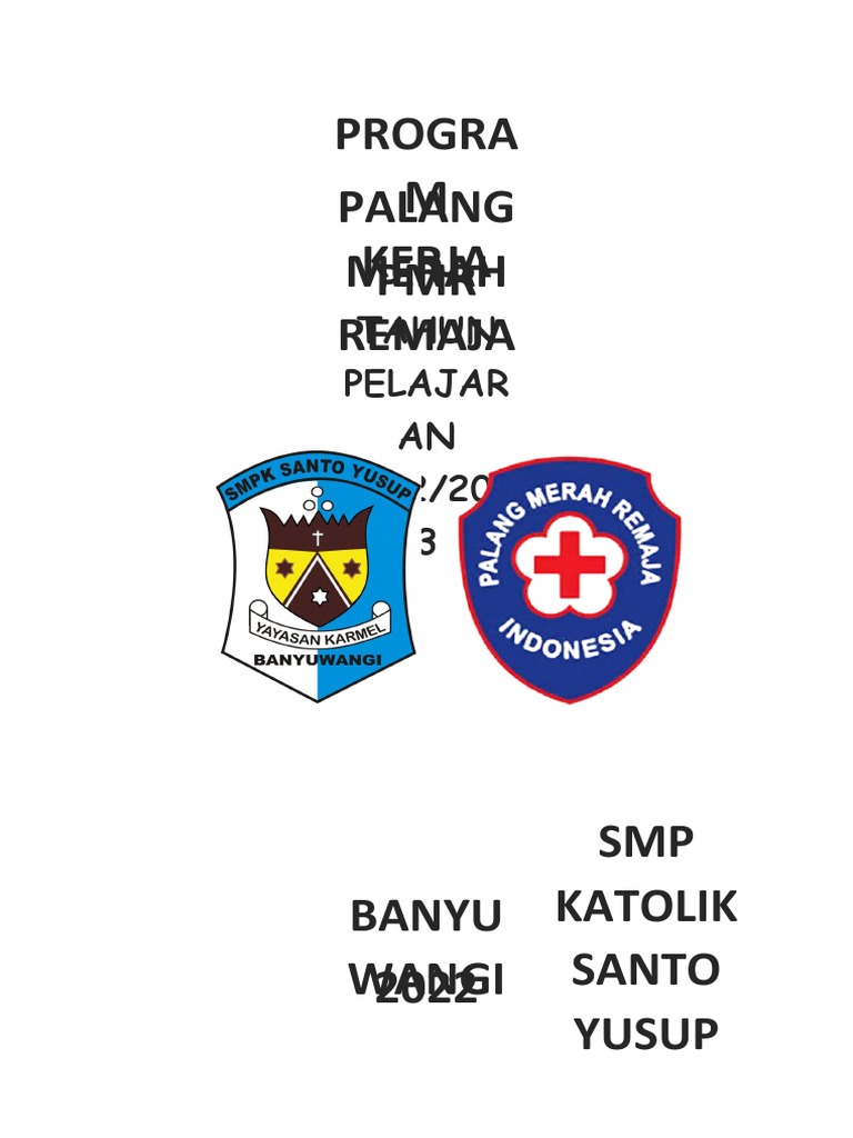 Program Kerja Ekskul PMR SMPK 2022-2023 | PDF