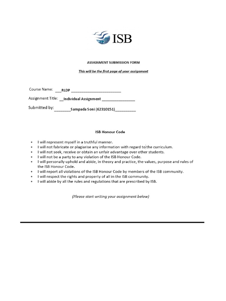 Sampada Soni - RP1 - RLDP | PDF