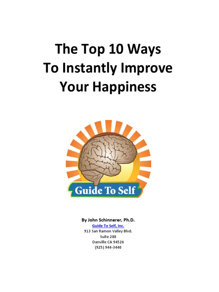 Top Ten Ways To Improve Happiness Schinnerer 2010 | PDF | Happiness ...