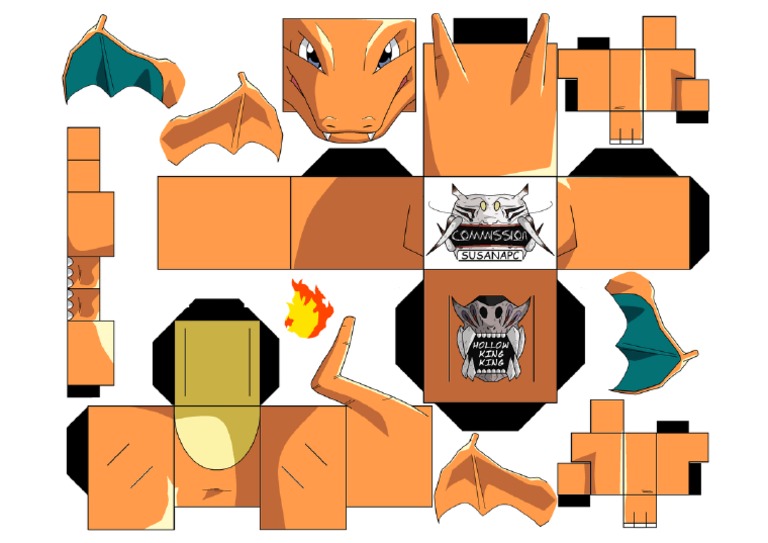 Charizard Paper Toy Paper Craft | PDF