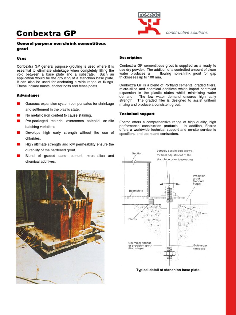 CONBEXTRA GP - Jordan | PDF | Cement | Water