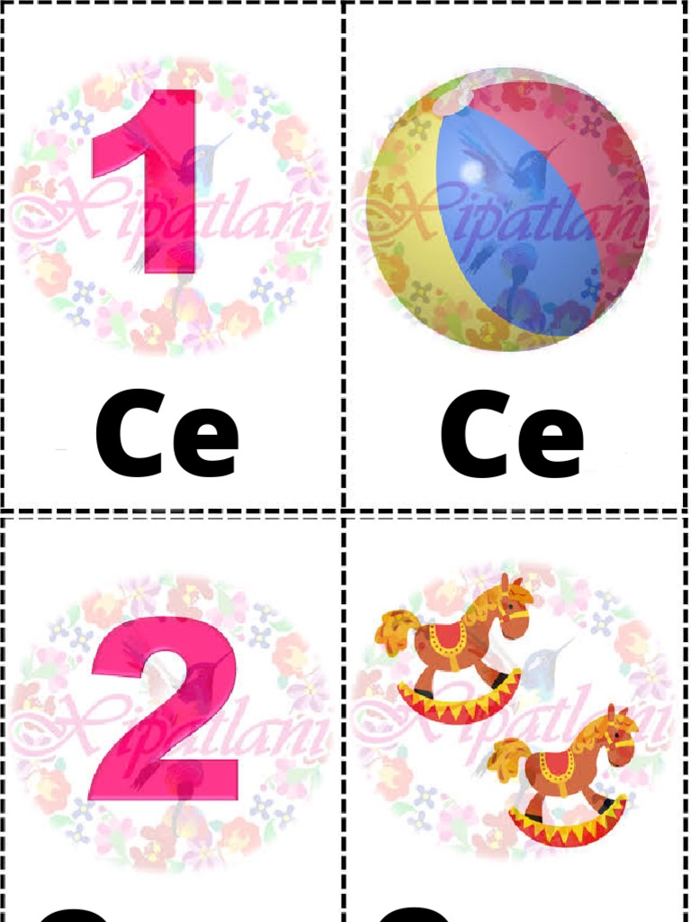 Memorama Números en Nahuatl | PDF