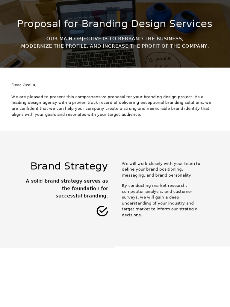 Proposal | PDF | Brand | Logos