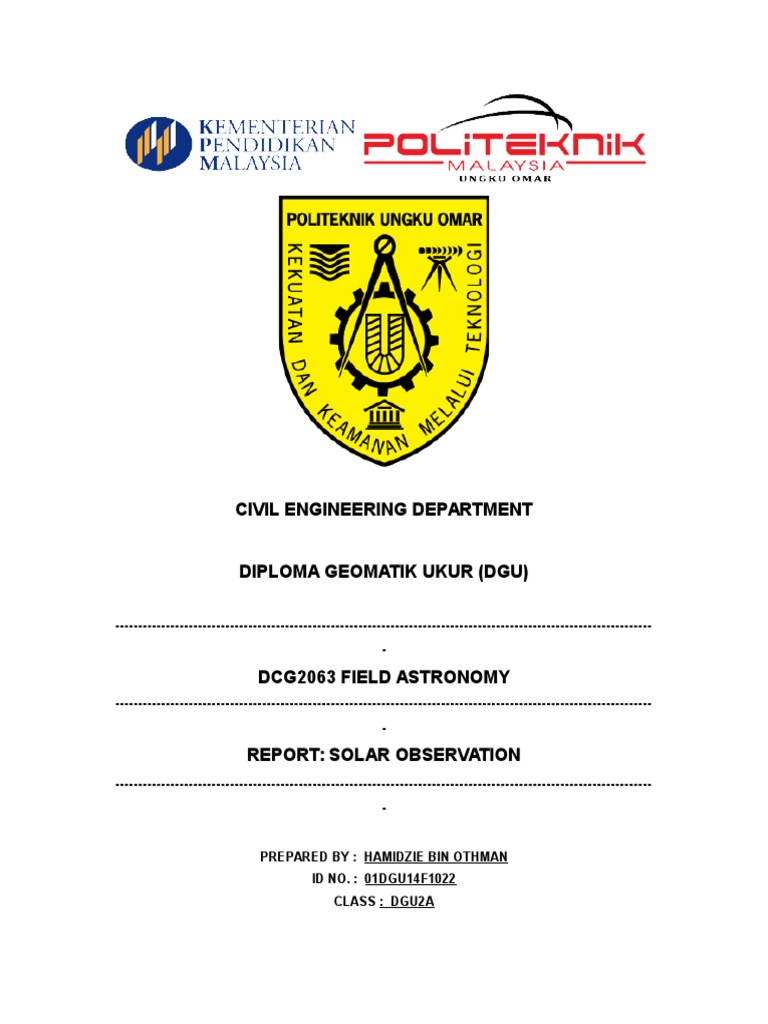 Astronomy Report | PDF | Surveying | Azimuth