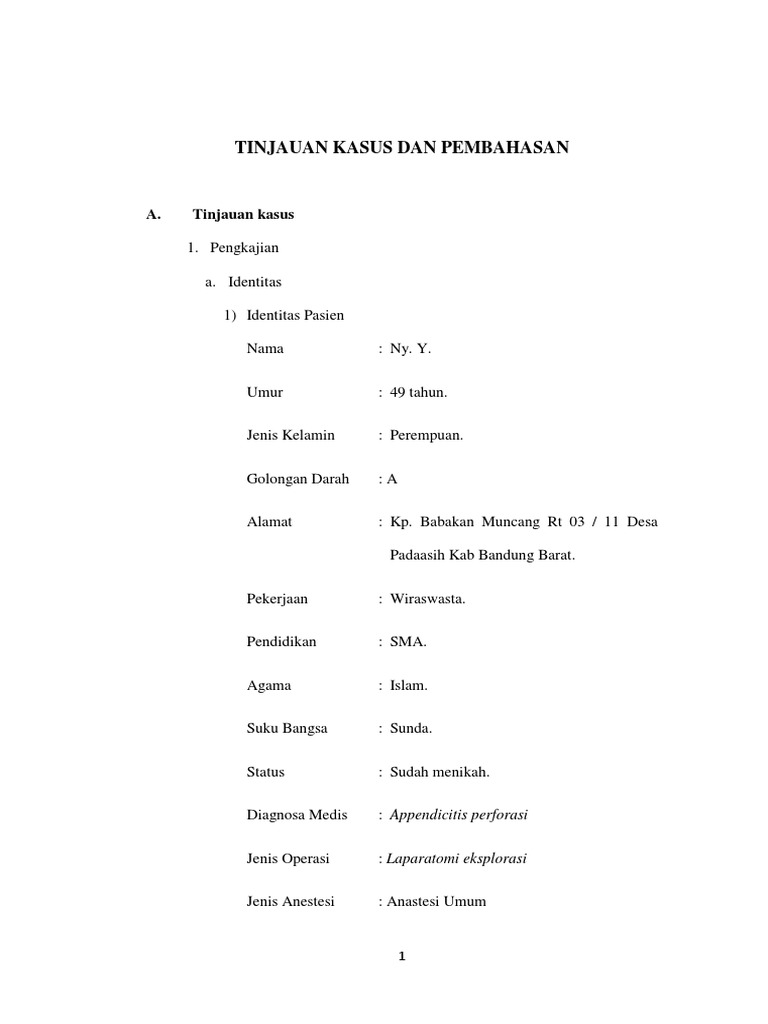 Contoh Askep KMB | PDF