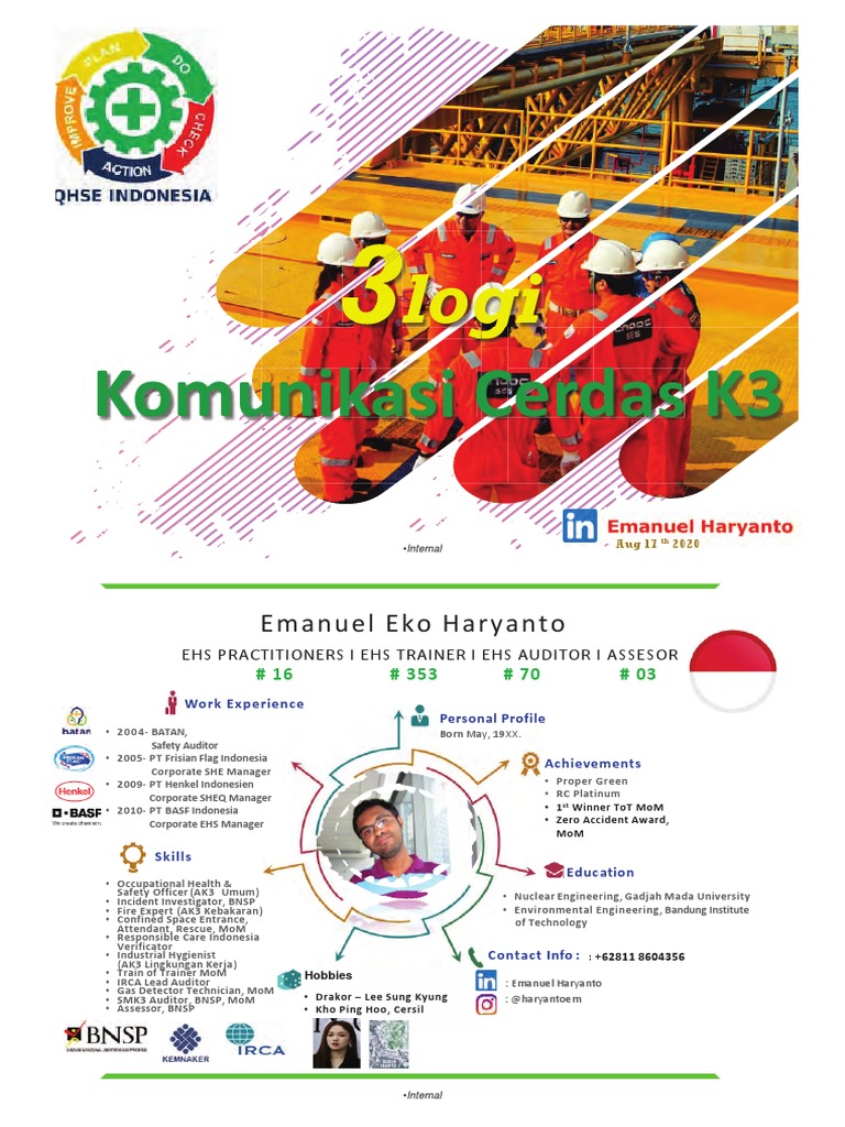 Safety Communication Rev 5 - QHSE - For Participant1 | PDF