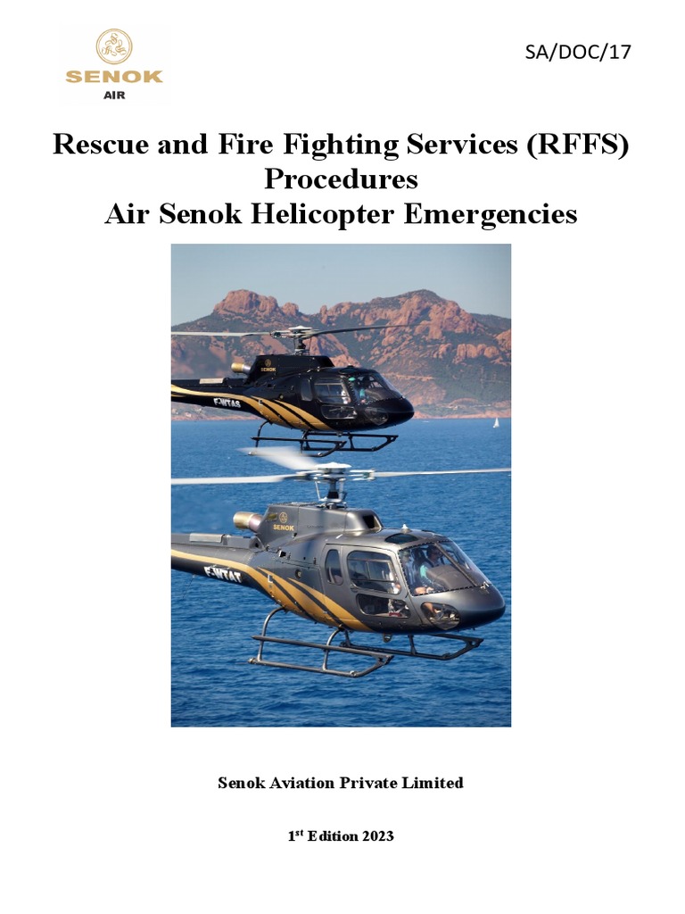 Fire fighting and Rescue procedure for RFFS personnel | PDF | Aircraft ...