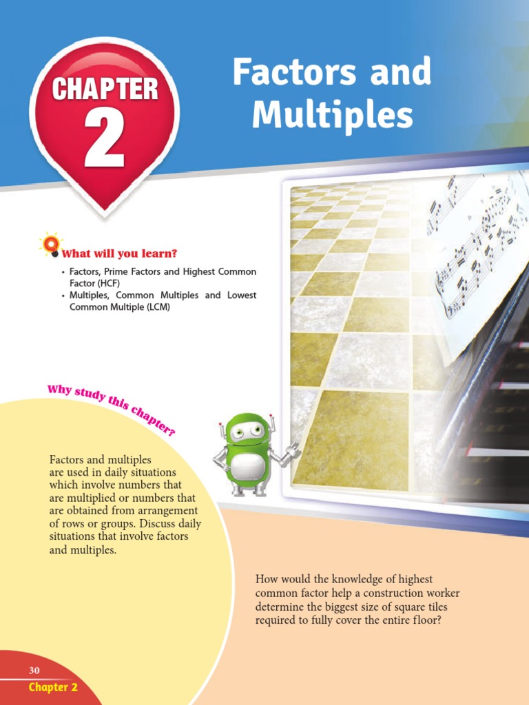 Factors, HCF, and LCM Explained | PDF | Factorization | Mathematics