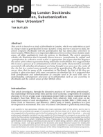 London Docklands Regeneration Case Study | PDF | Urban Renewal | Economies