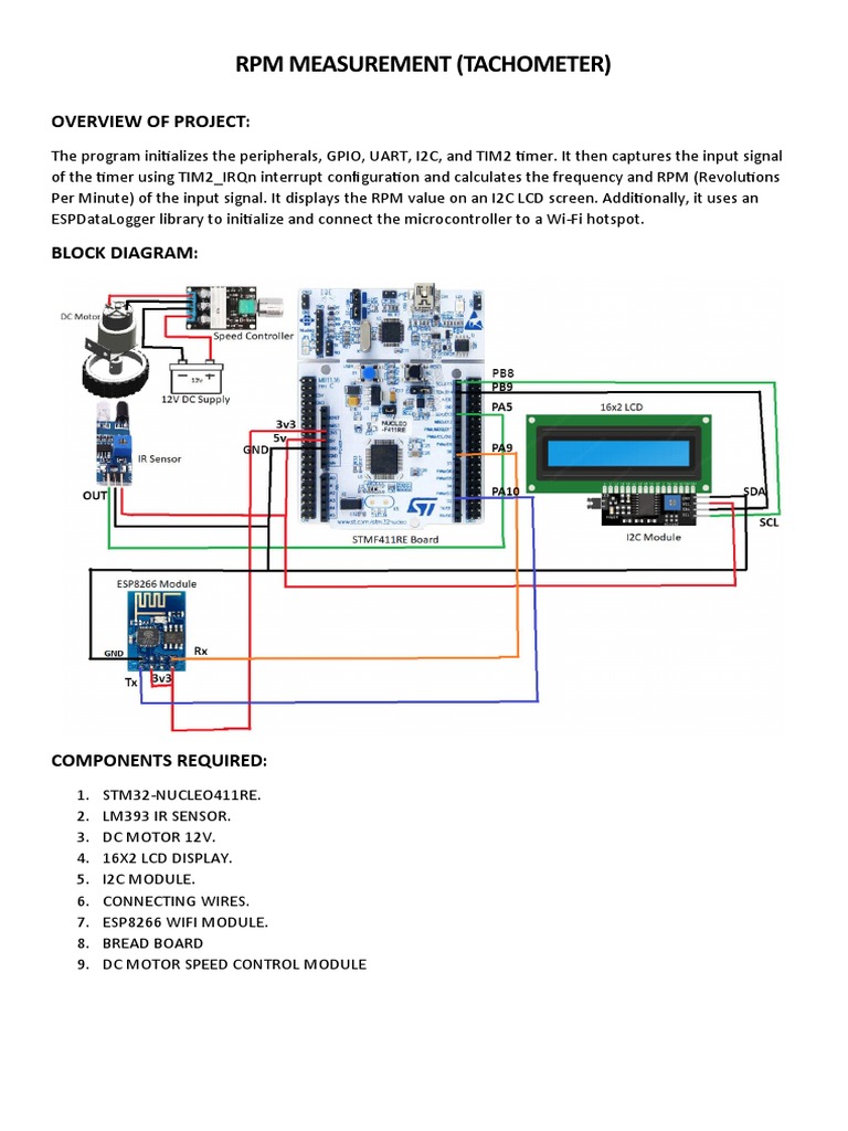 RPM Measurement (Tachometer) | PDF | Infrared | Computer Engineering