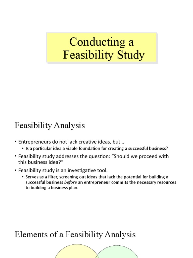 Feasibility Study | PDF | Marketing | Business