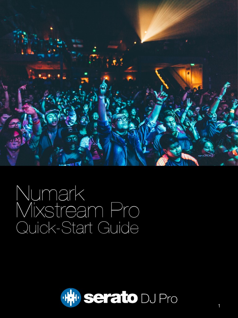 Numark Mixstream Pro Serato DJ Pro Quick-Start Guide | PDF | Usb | Disc ...