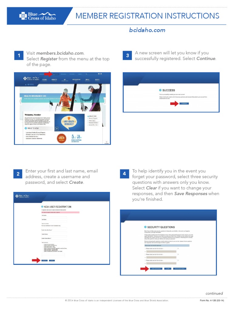 Z 2020 Blue Cross Registration Instructions | PDF | Blue Cross Blue ...