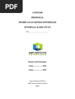 Contoh Dokumen Proyek SI | PDF