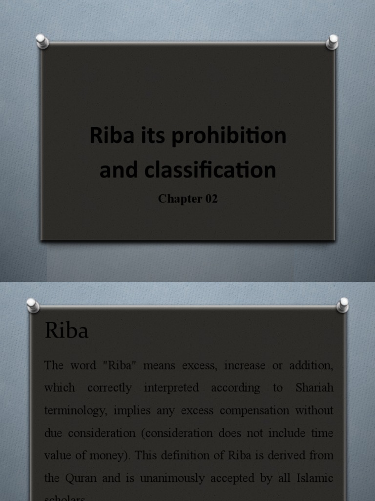 2 - Riba Its Prohibition and Classification | PDF | Muhammad | Surah